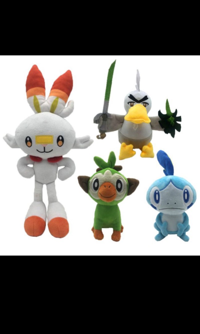 POKEMON STARTER PLUSHIES, Hobbies & Toys, Toys & Games on Carousell