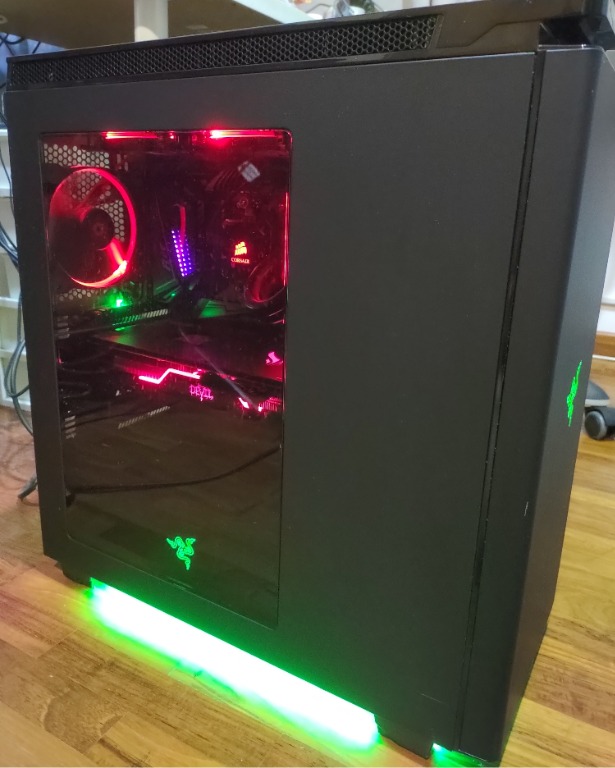 Razer NZXT H440 PC case, Computers & Tech, Parts & Accessories ...