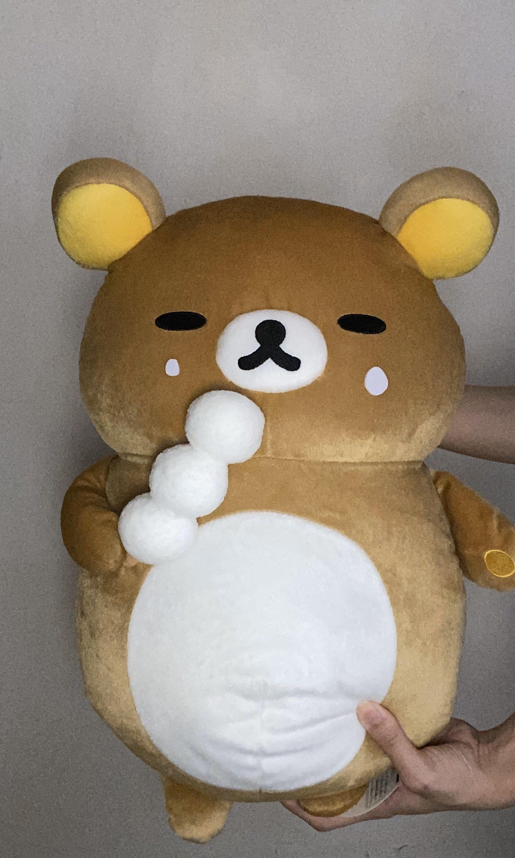 Rilakkuma SAN-X full stomach dango eating plush, Hobbies & Toys, Toys ...