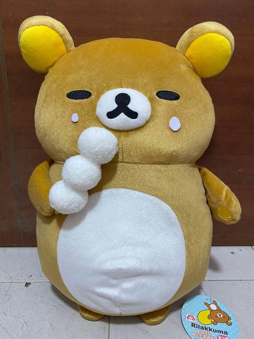 Rilakkuma SAN-X full stomach dango eating plush, Hobbies & Toys, Toys ...