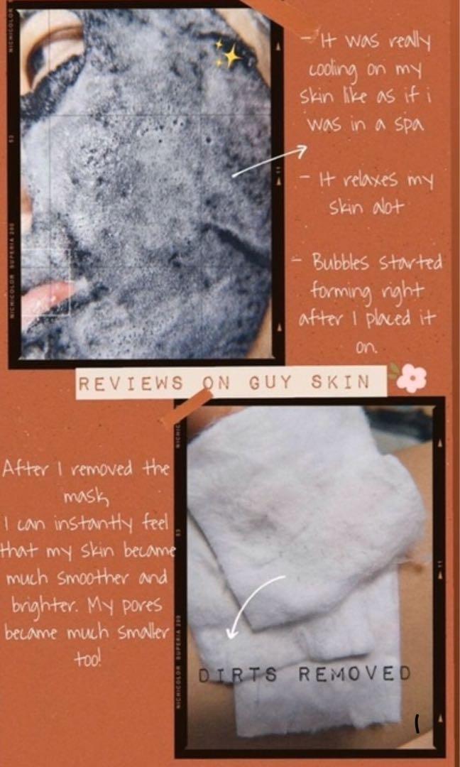 Samanli Bubble Mask, Beauty & Personal Care, Face, Face Care on Carousell