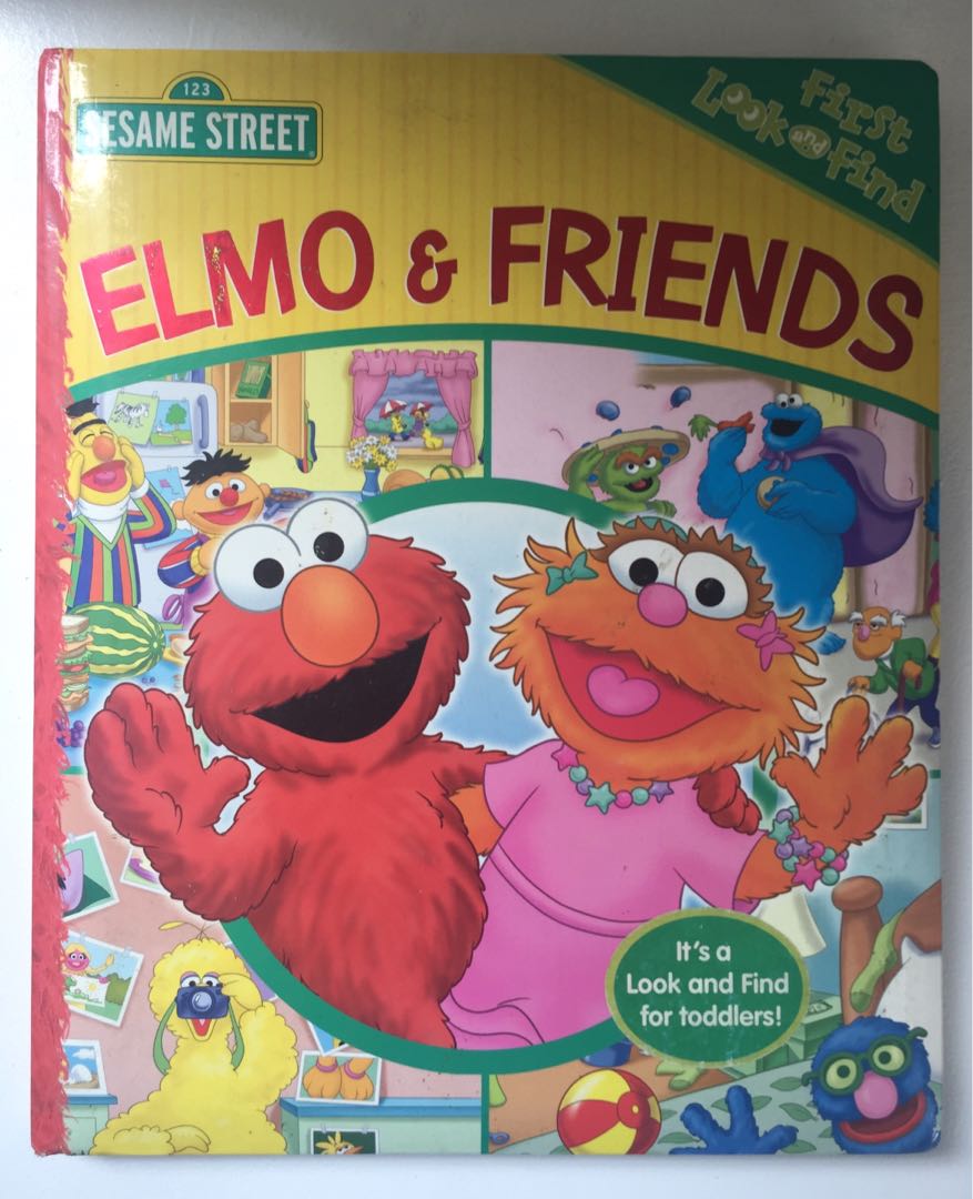Sesame Street: Elmo and Friends’ First Look and Find, Hobbies & Toys ...