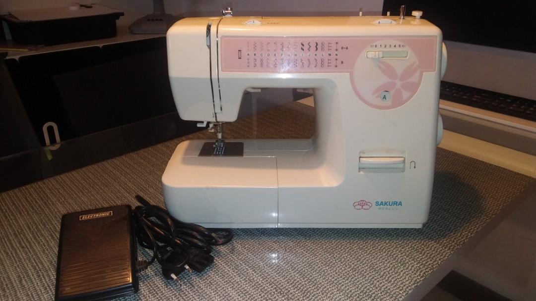 SEWING MACHINE (SAKURA), TV & Home Appliances, Washing Machines and ...