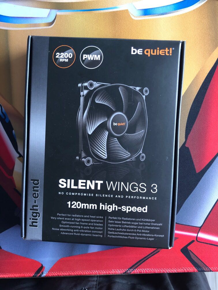 Silent wing 3 computer fan, Computers & Tech, Parts & Accessories ...