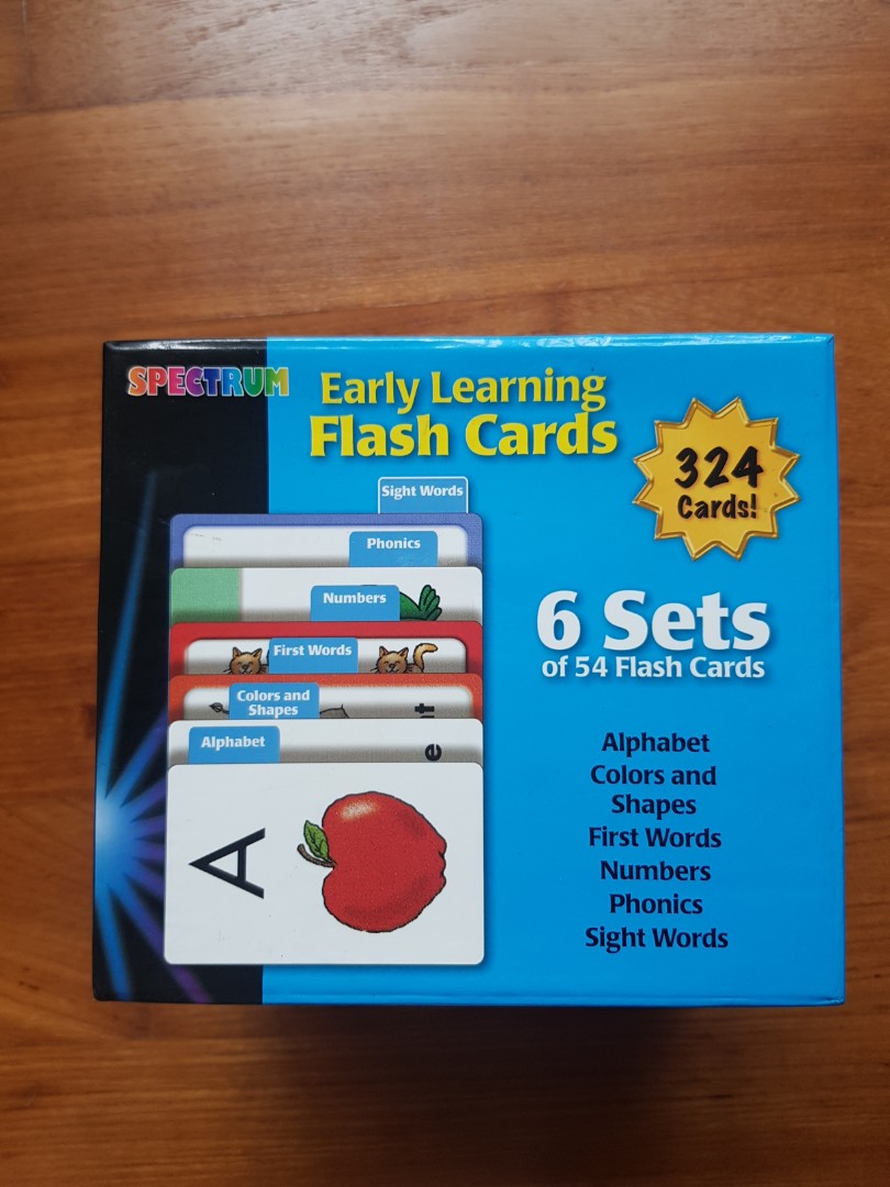 Spectrum Early Learning Flashcard, Hobbies & Toys, Toys & Games on ...
