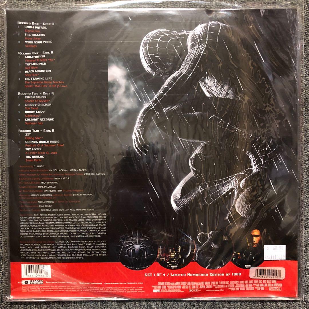 Spider-Man 3 Original Soundtrack OST V2 Picture Vinyl 2LP, Music ...