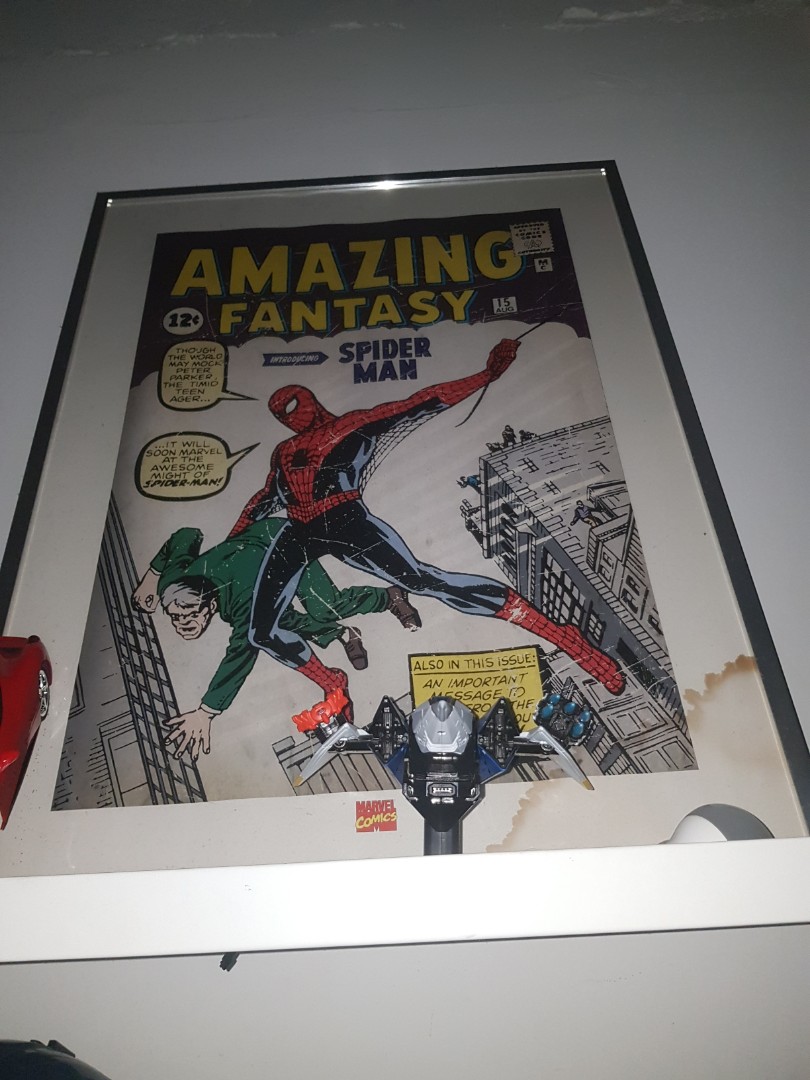 Spiderman poster big frame, Hobbies & Toys, Toys & Games on Carousell