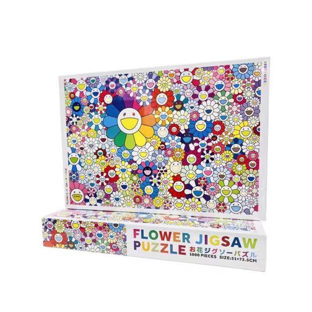 ークレーム flower jigsaw puzzle Murakami Takashiの通販 by yusou｜ラクマ しましては