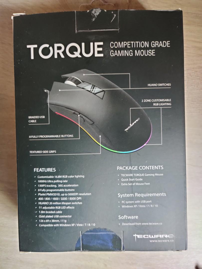 Tecware Torque Mouse RGB, Computers & Tech, Parts & Accessories, Mouse ...