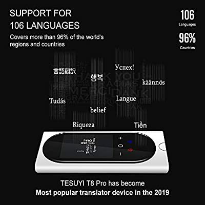 TESIYI Mini AI Translator Device with Camera Translation Function, 106 ...