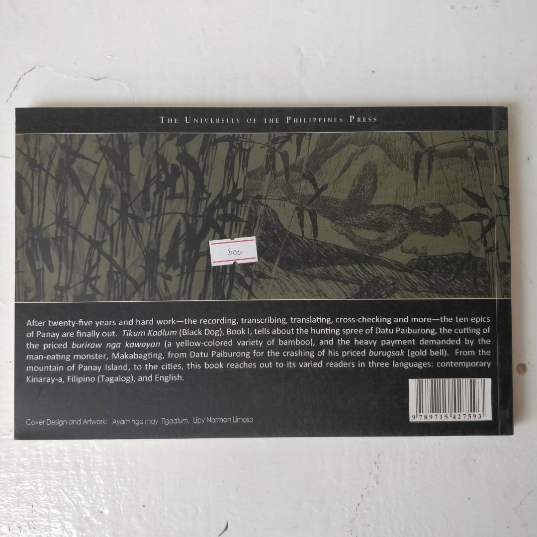 Tikum Kadlum: Sugidanon (Epics) of Panay Vol. 1, Hobbies & Toys, Books ...