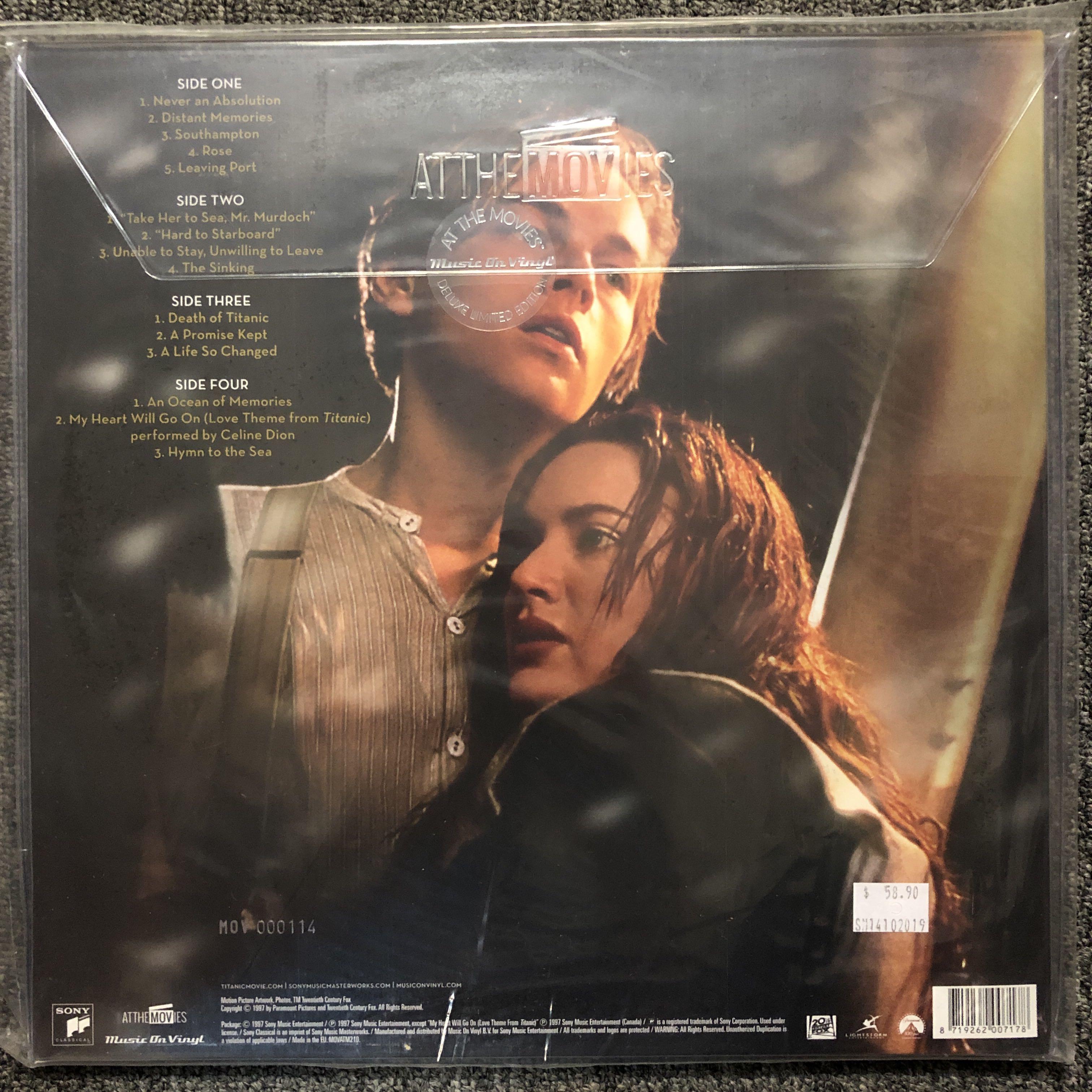 Titanic By James Horner Original Soundtrack OST 180g MOV Limited ...