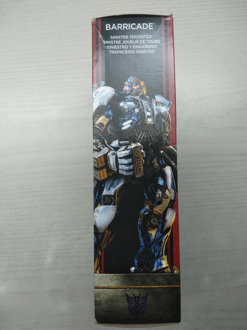 Transformers The Last Knight TLK Deluxe Barricade (Limited Edition ...