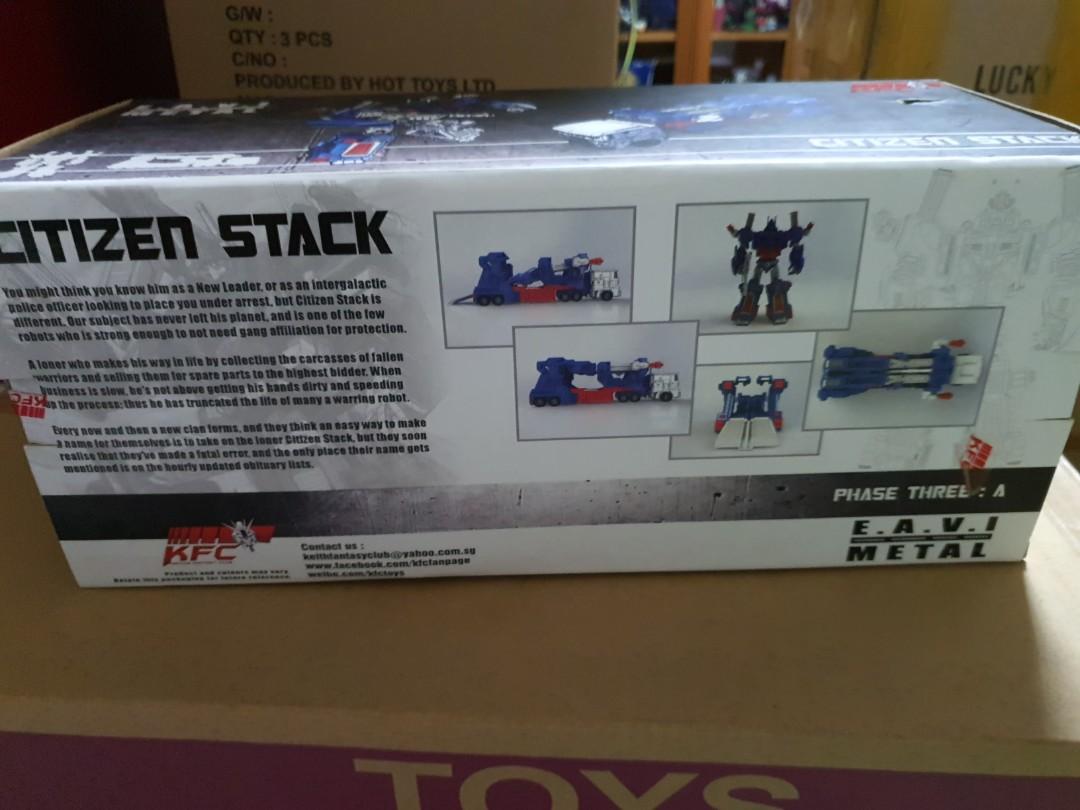 Transformers ultra magnus kfc citizen stack new, Hobbies & Toys, Toys ...