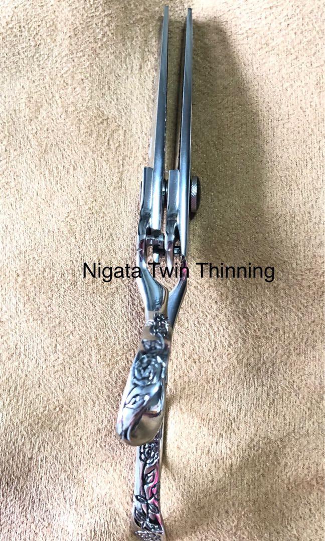 Twin Thinning scissor No.6, Beauty & Personal Care, Hair on Carousell