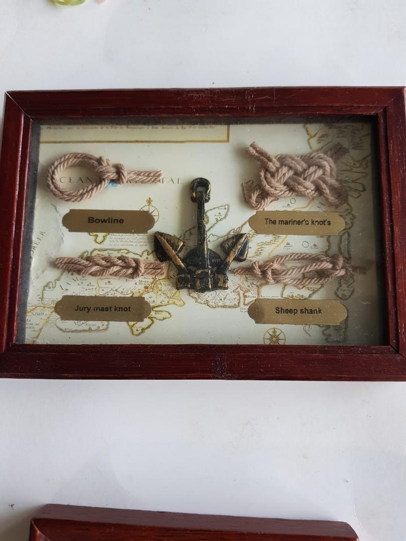 Vintage ship sailor knots frame, Hobbies & Toys, Memorabilia ...