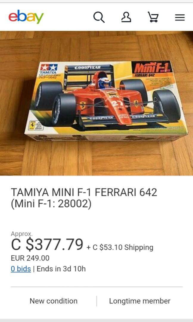 Repriced Vintage Tamiya mini F1 Ferari 642, Hobbies & Toys, Toys ...