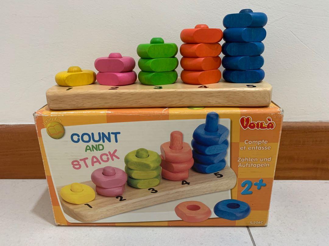 Voila Count and Stack, Hobbies & Toys, Toys & Games on Carousell