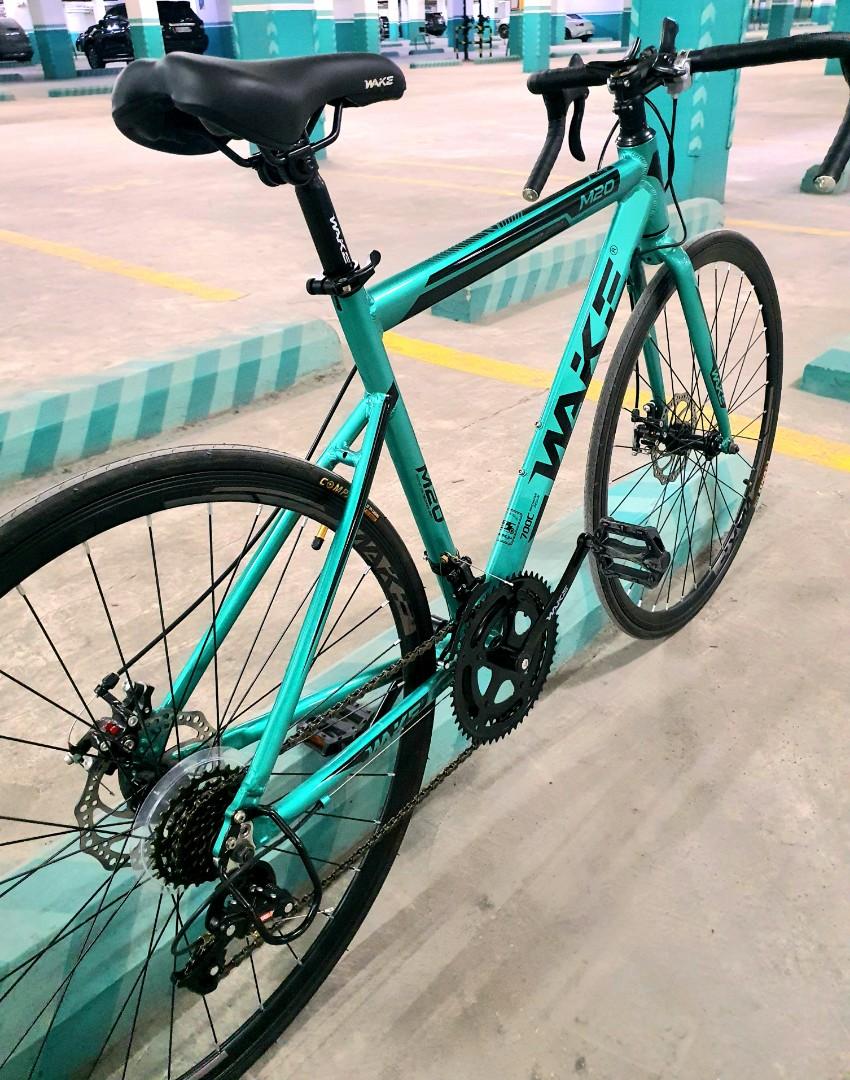 Wake Road Bike ( alloy frame, naka internal cabling and disc brake na ...