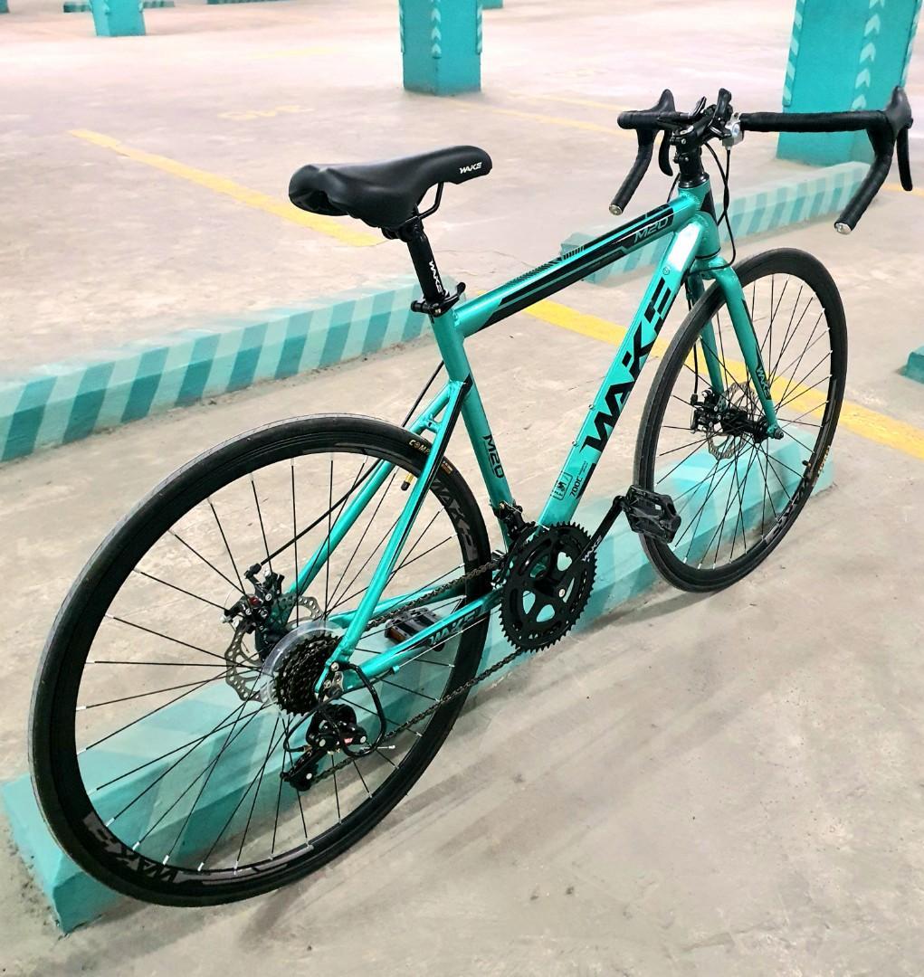 Wake Road Bike ( alloy frame, naka internal cabling and disc brake na ...