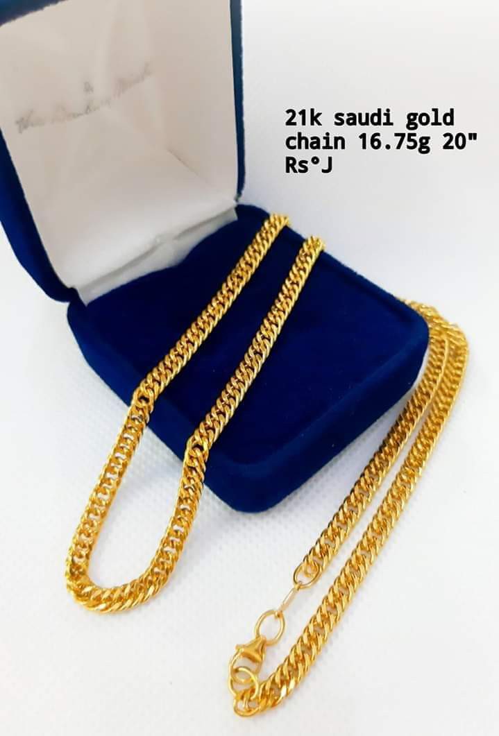21K Saudi Gold Necklace VSPL, Women's Fashion, Jewelry & Organizers ...
