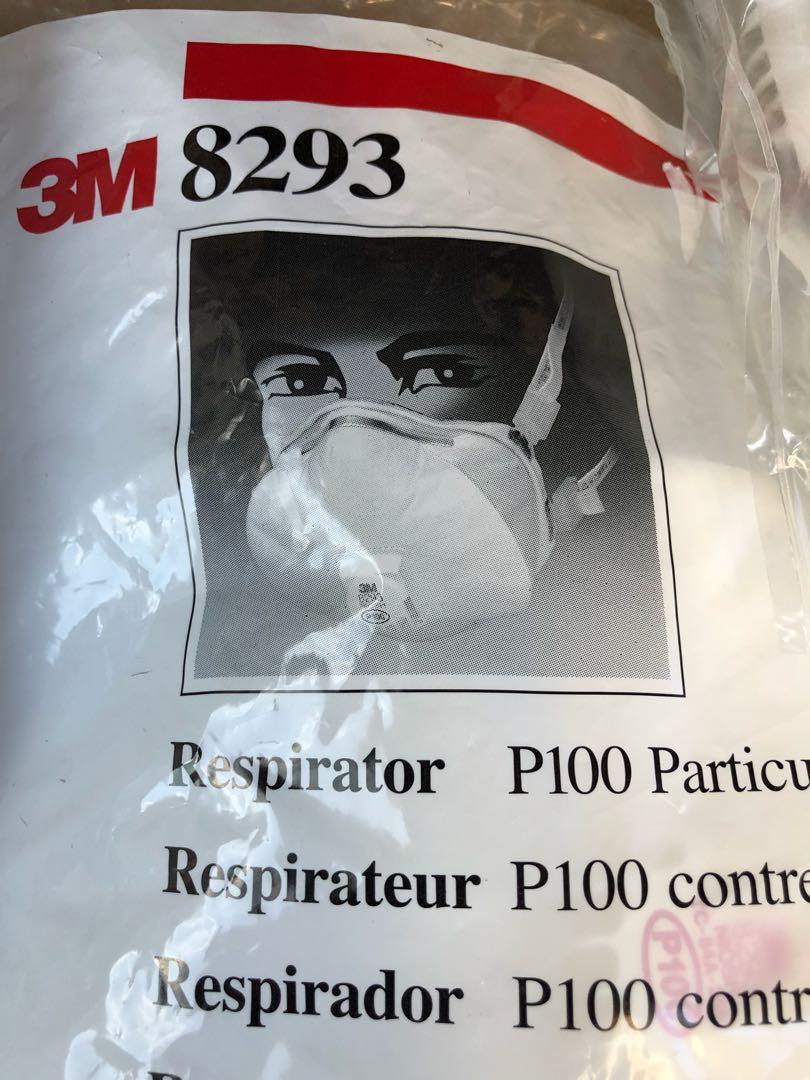 3M Respirator COOL FLOW 8293 / 8233 NIOSH approved, Furniture & Home ...