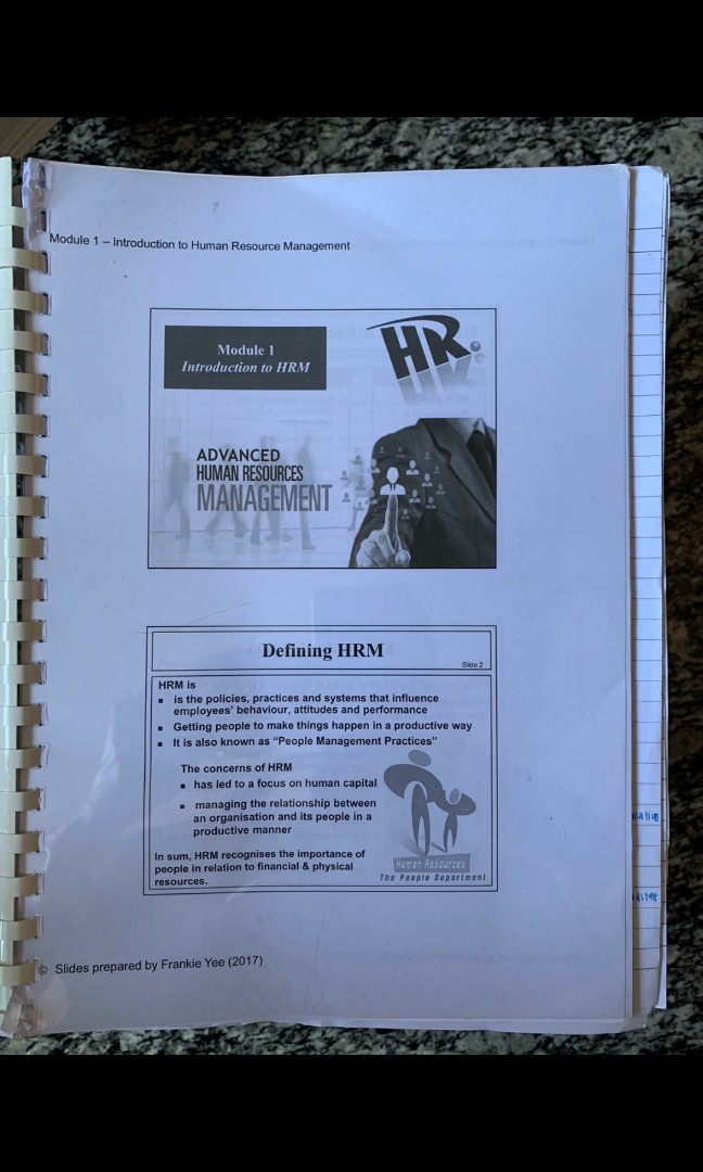 Advance Human Reaource Management - Notes, Hobbies & Toys, Books ...