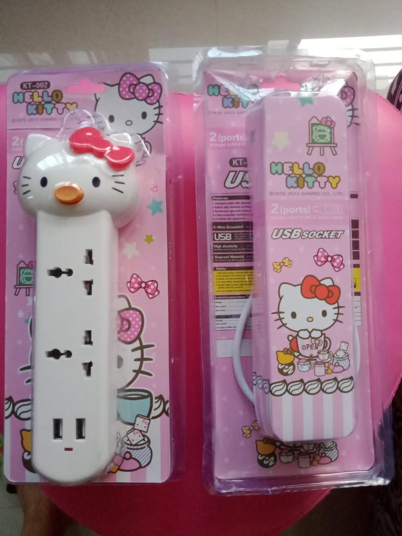 BNIP Hello Kitty extension cord with USB, TV & Home Appliances ...