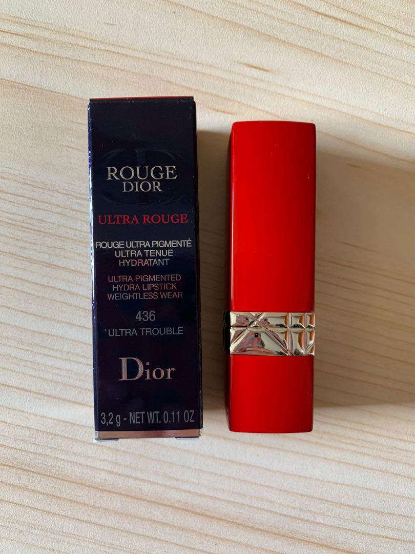 Brand New: Dior Ultra Rouge Lipstick 436, Beauty & Personal Care, Face ...