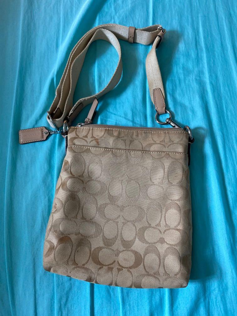 Coach Sling Bag in Baby Pink Monogram, Women's Fashion, Bags & Wallets ...