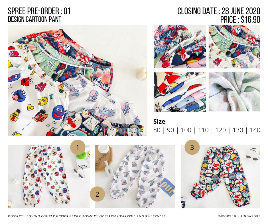 PO Cotton Pant, Babies & Kids, Babies & Kids Fashion on Carousell