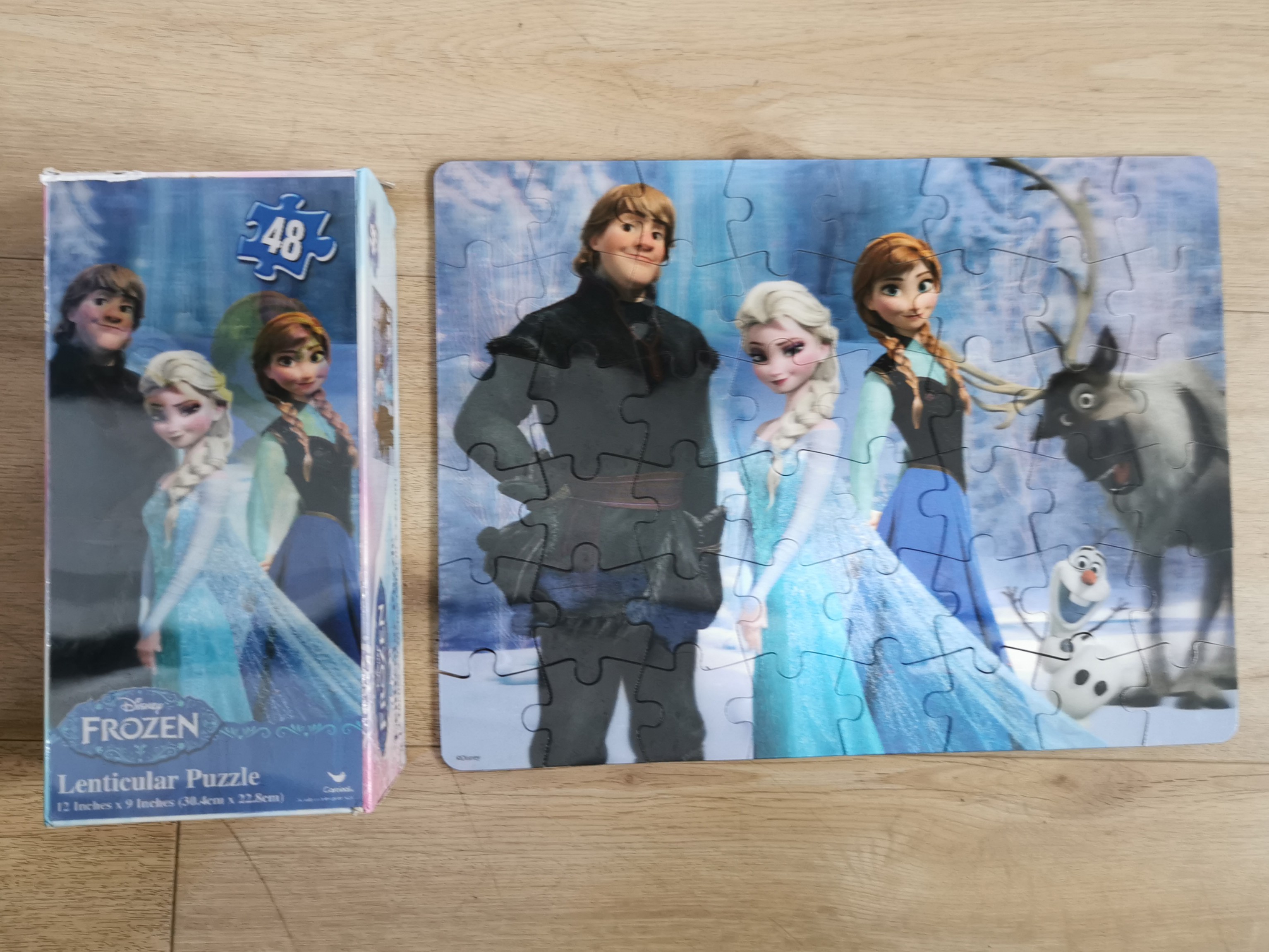 Disney Frozen Jigsaw Puzzle, Hobbies & Toys, Toys & Games on Carousell