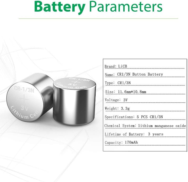 CR1/3N Battery Equivalent To Replace: 2L76 Vs 1/3N Vs 357, 48% OFF