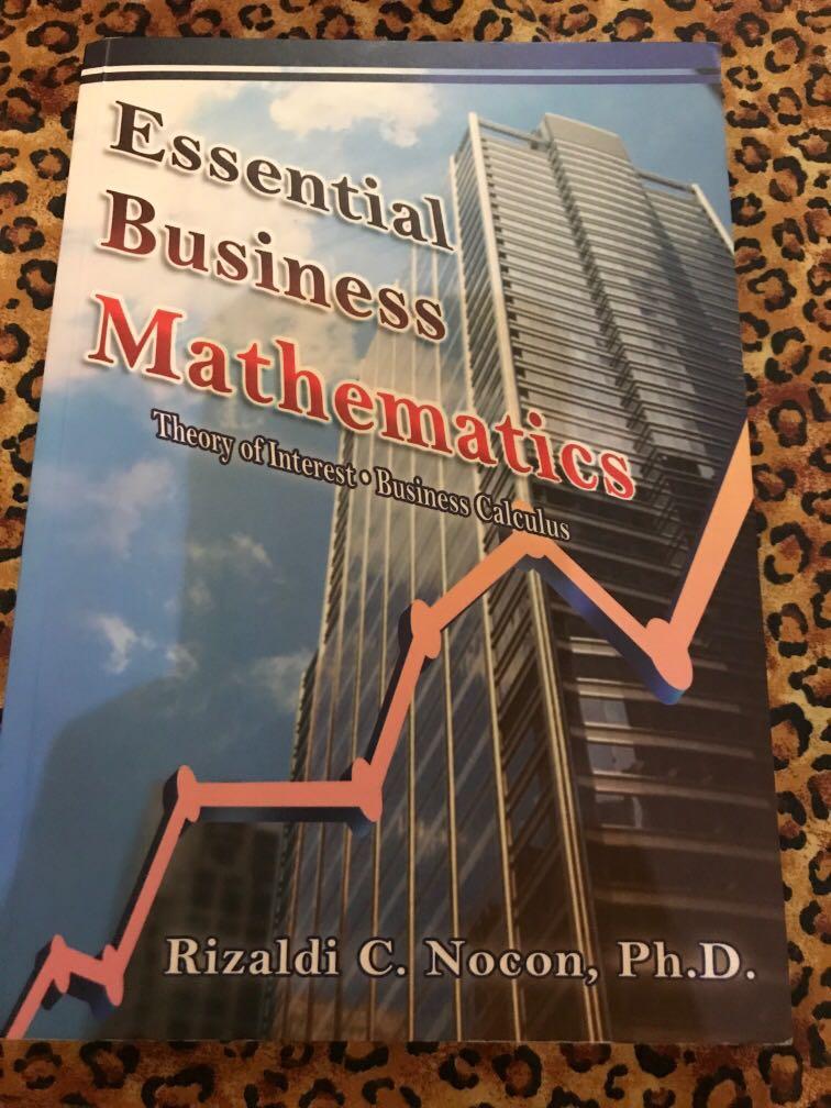 Essential Business Mathematics by Rizaldi Nocon, Hobbies & Toys, Books ...