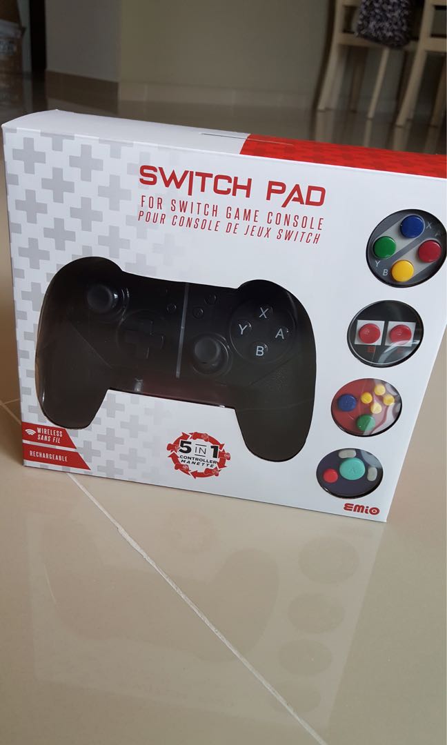 Emio Switch Pad 5 in 1 controller! For Nintendo Switch, Video Gaming ...