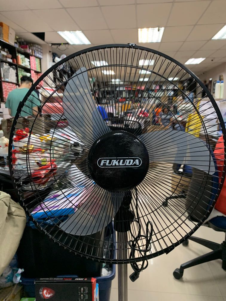 Fukuda 16” stand fan, Furniture & Home Living, Lighting & Fans, Fans on ...