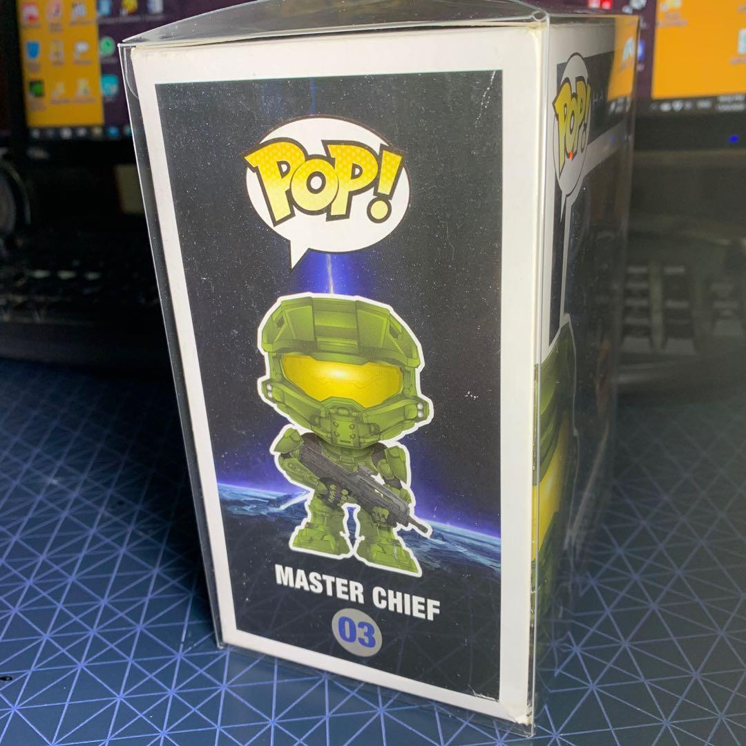 Funko Pop Halo - Gold Master Chief Blockbuster Exclusive, Hobbies ...