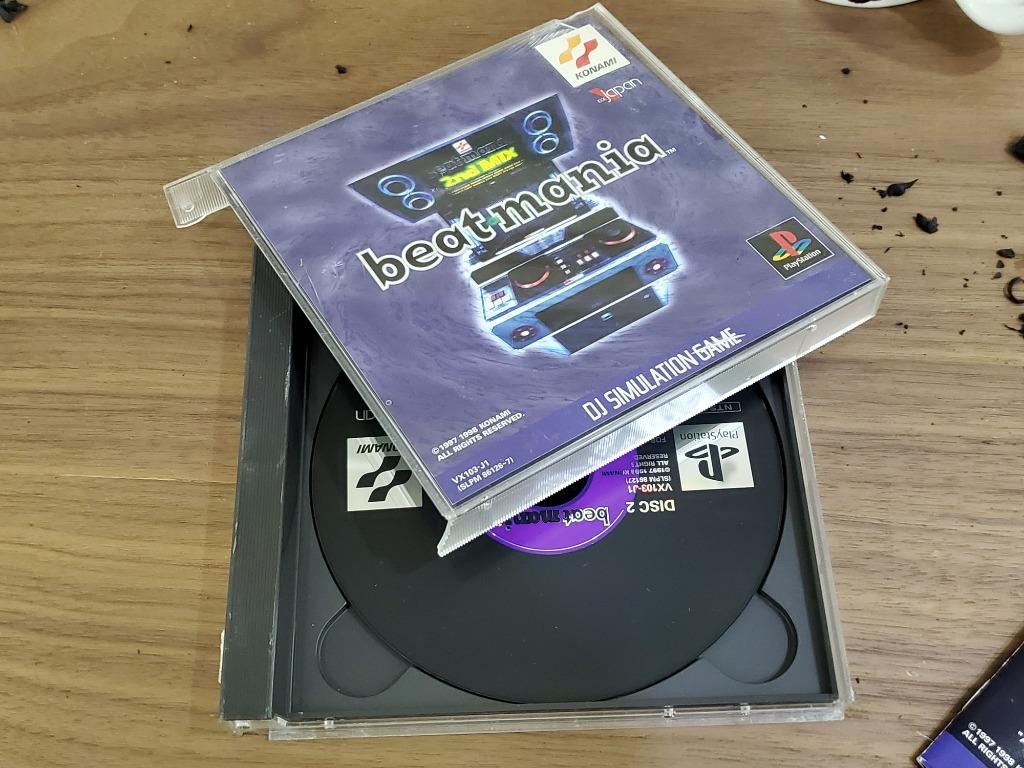 【米舖GAME】 8成新 PS Beatmania Beat Mania 街機 DJ 打碟機 捽碟機 絕版 日版, 電子遊戲, 電子遊戲 ...