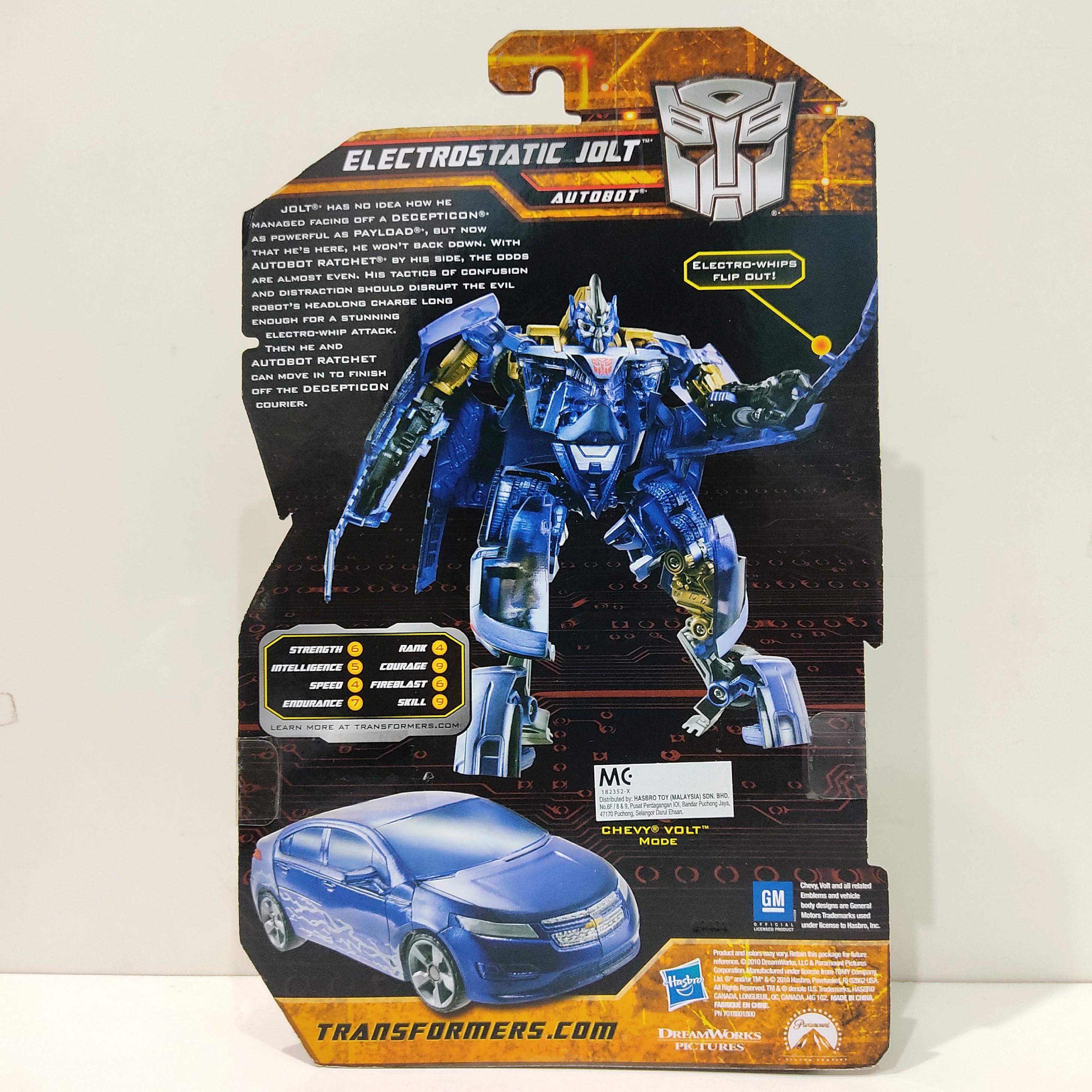 Hasbro Transformers Electrostatic Jolt, Hobbies & Toys, Collectibles ...