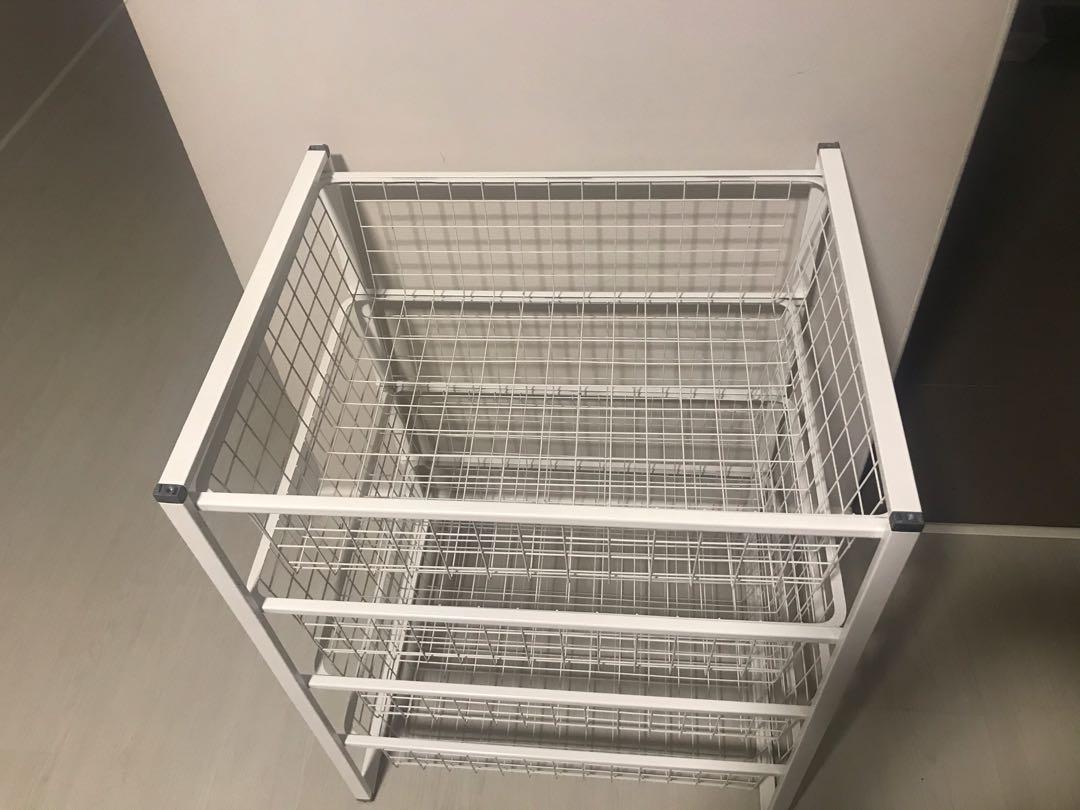 Ikea wire Rack, Furniture & Home Living, Furniture, Shelves, Cabinets ...