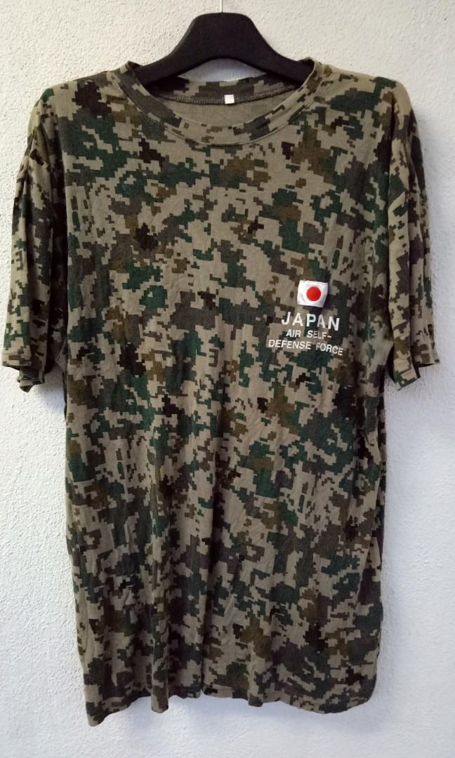 Japan Air Self Defense Force JASDF Digital Camo, Men's Fashion, Tops ...