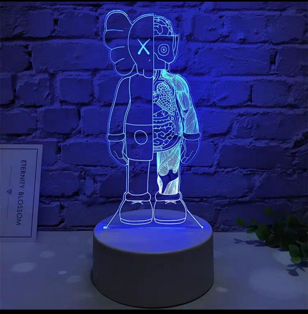 Kaws table lamp, Hobbies & Toys, Stationery & Craft, Art & Prints on ...