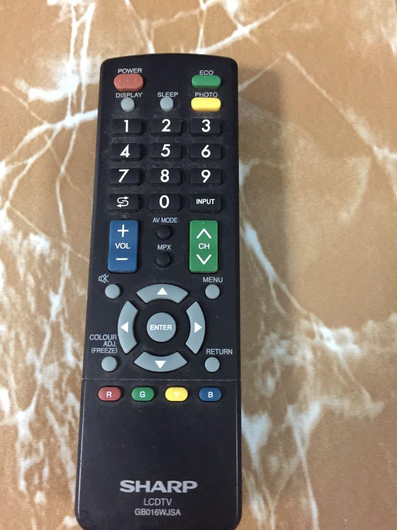 LCD 32 inch color TV sharp sharp lc-32le340M, Home Appliances, TVs ...