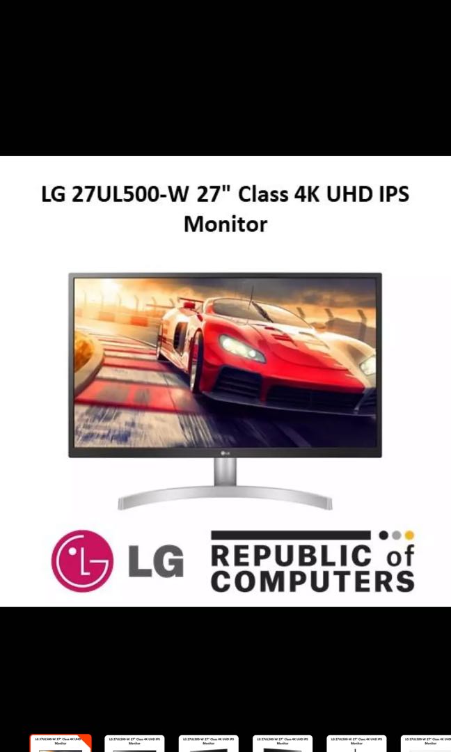 LG 27” 4K monitor UL500, Computers & Tech, Parts & Accessories, Monitor ...