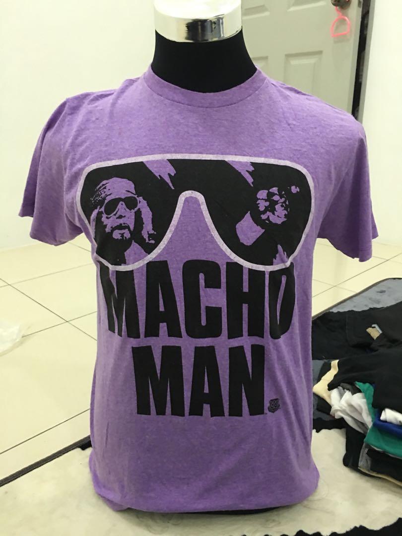 MACHO MAN WWF, Men's Fashion, Tops & Sets, Formal Shirts on Carousell