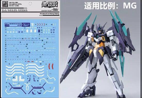 [DL] MG Exia Dark Matter Gundam Waterslide Decal 1/100 by Dalin ...