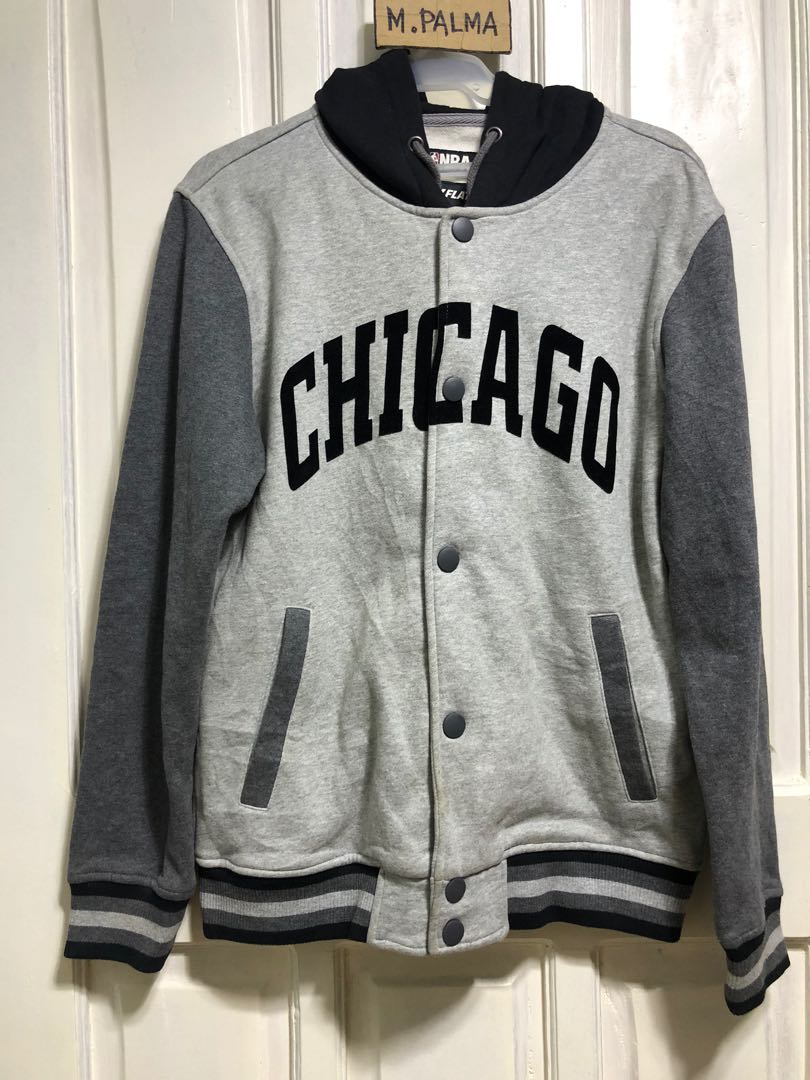Nba chicago jacket hyflat medium W-21 L-27 as new, Men's Fashion ...