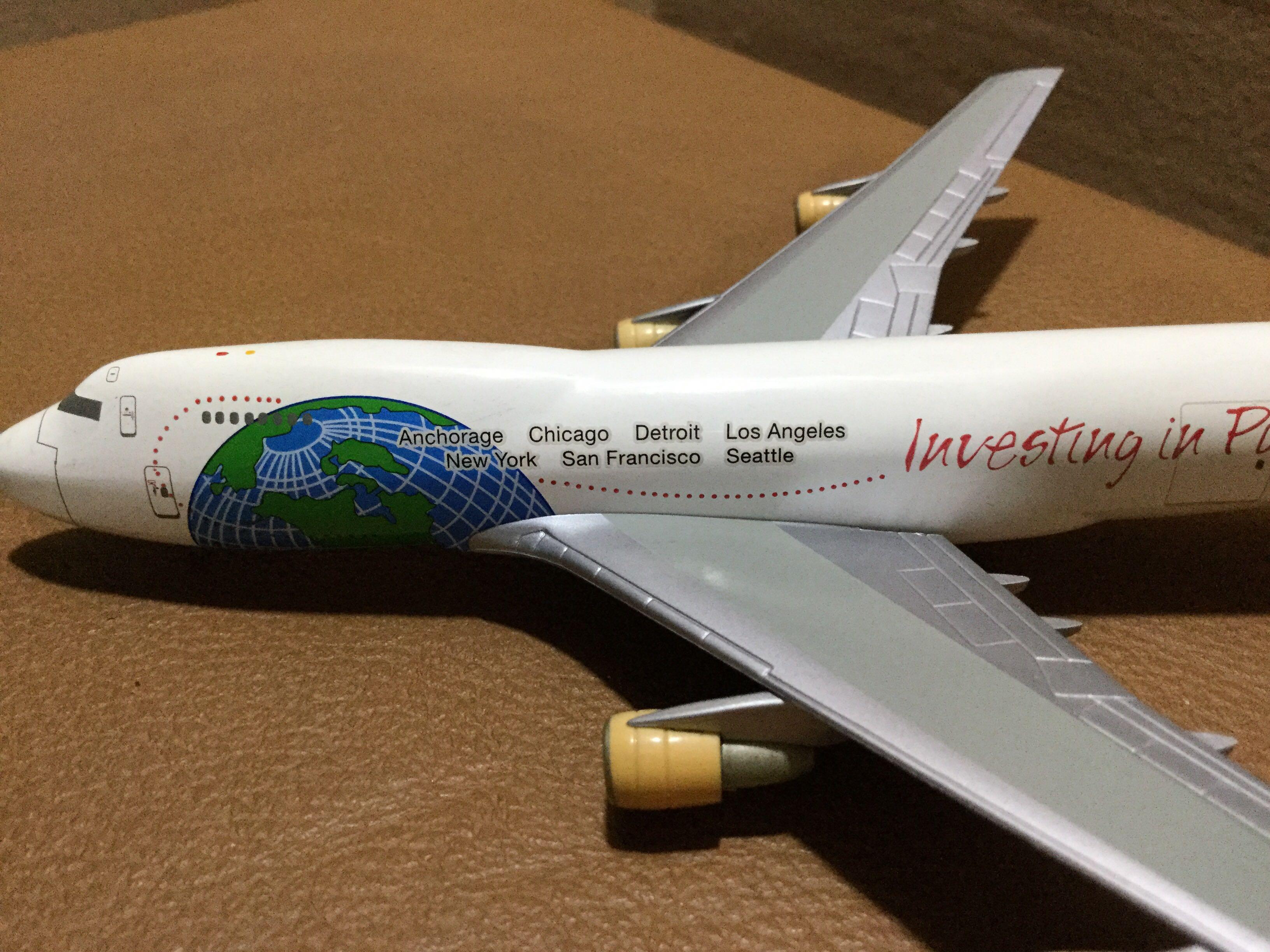 Diecast aircraft model Northwest airlines cargo 747-200, Hobbies & Toys ...