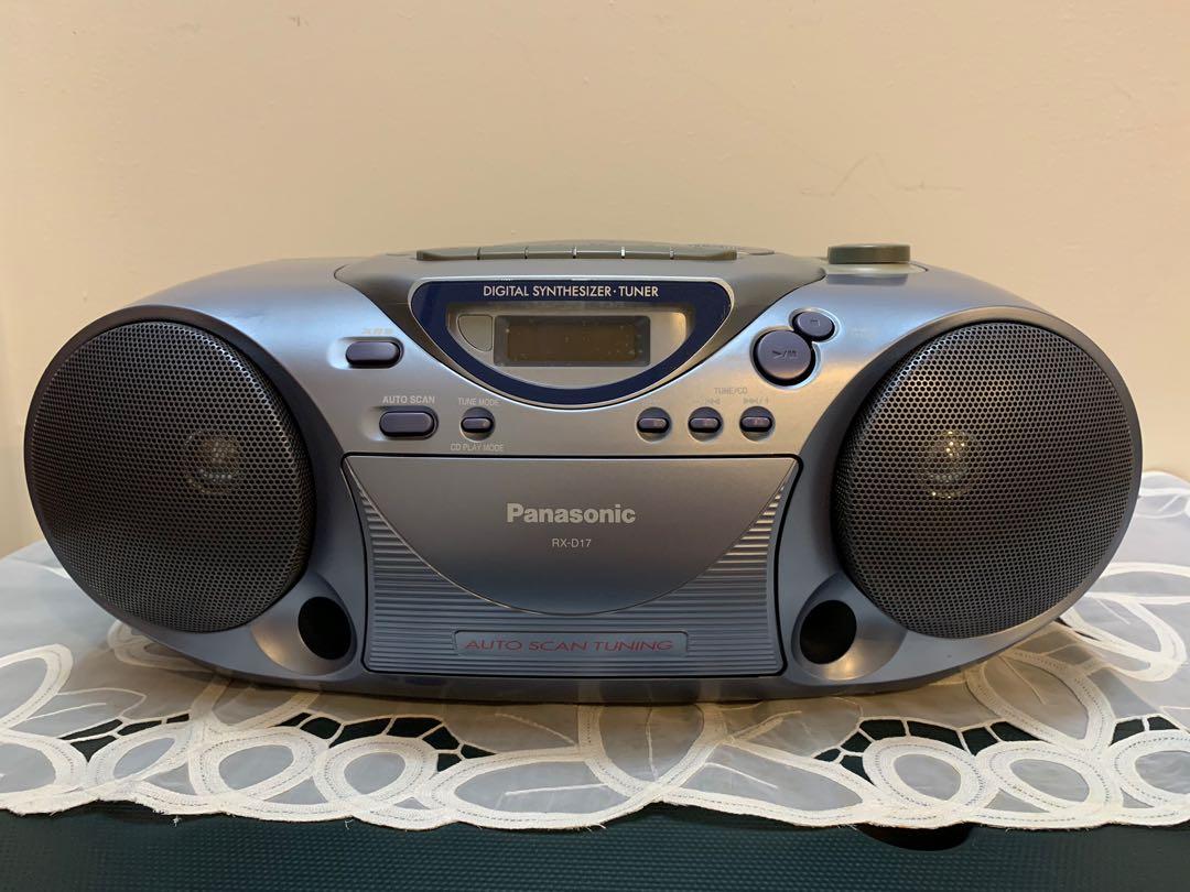 NOSTALGIC Panasonic RX-D17 Portable Stereo CD System with Radio ...