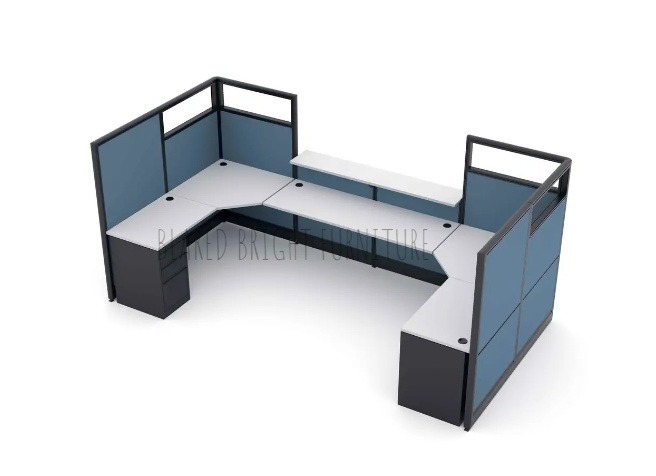OFFICE PARTITION ( RECEPTION desk ), Furniture & Home Living, Office ...